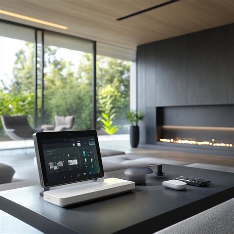 Advanced Home Automation System Managing Multiple Devices Premium Ai