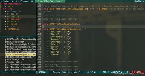 Gvim配置一个漂亮的nerdtreegvim Nerdtree Csdn博客