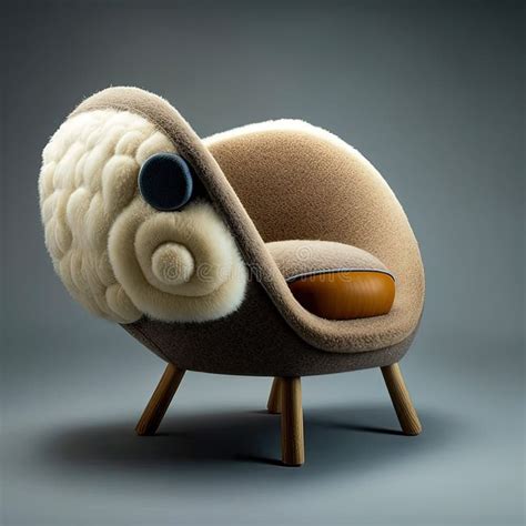 Beautiful Chair Design Generative Ai Stock Illustration Illustration