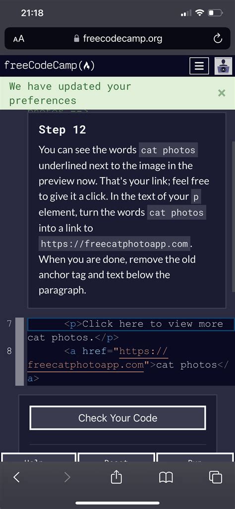 learn html by building a cat photo app step 12 html css the