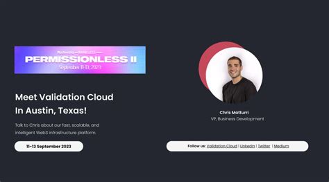 validation cloud on linkedin blockchain web3 validationcloud
