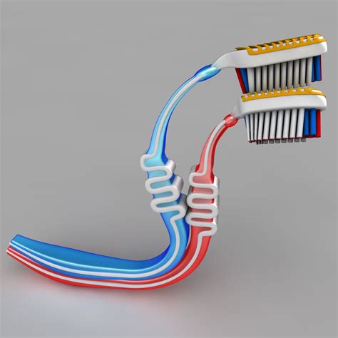 做爱的牙刷 D模型 c d Free D