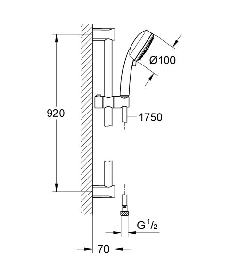 Tempesta Cosmopolitan 100 Doucheset 3 stralen | GROHE
