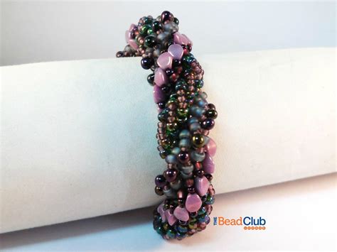 Triple Spiral Bracelet Beading Pattern The Bead Club Lounge Shop