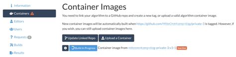 Option Linking A GitHub Repository Deploy Your Algorithm Grand Challenge