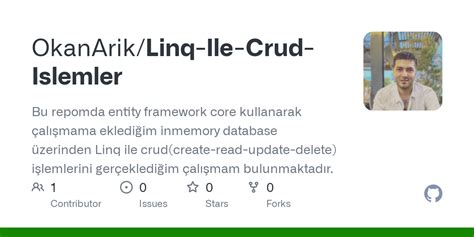 Github Okanariklinq Ile Crud Islemler Bu Repomda Entity Framework