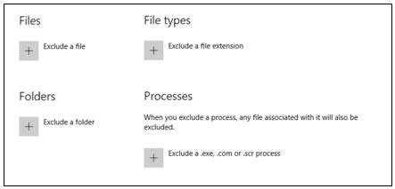 Windows Tutorials Excluding Files From Windows Defender