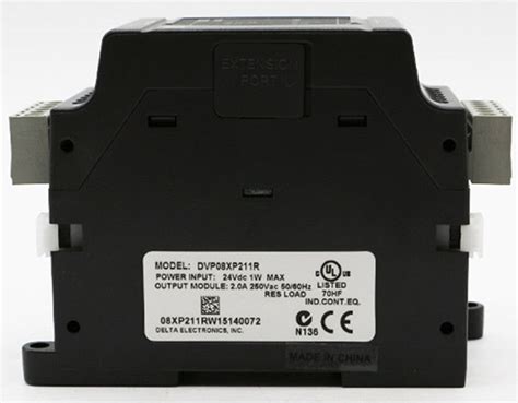 Dvp08xp211r Delta Es2ex2 Series Digital Module Di 4 Do 4 Relay 24vdc