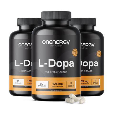 3x L Dopa 105 Mg Extrait De Fève Ensemble 270 Gélules Onenergyfr
