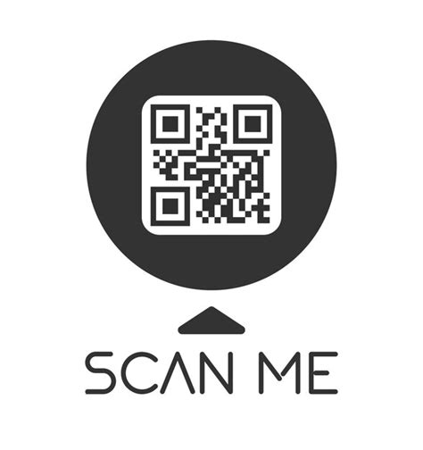 Premium Vector Qr Code For Smartphone Inscription Scan Me With Smartphone Icon Qr Code For