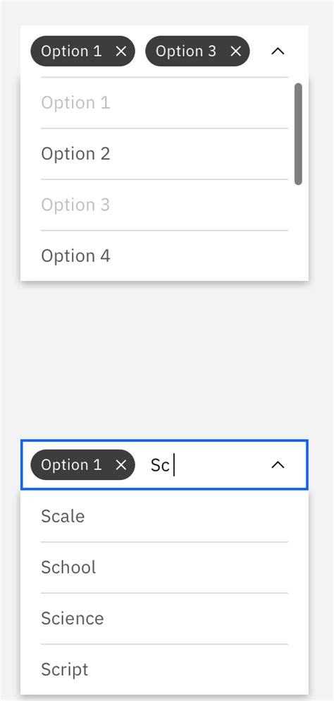 Multiselect Pattern With Selected Options Shown · Issue 2878 · Carbon Design System Carbon · Github
