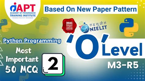 O Level Python 50 Mcqs You Cant Miss Guaranteed To Boost Your Score Youtube