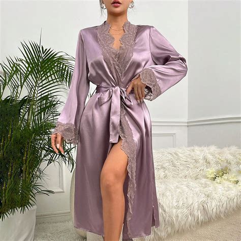 Elegant Satin Bridal Kimono Robe Addis Outfits