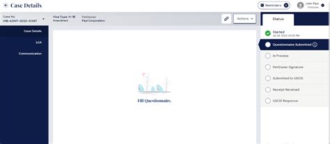 Create New Case Immibox
