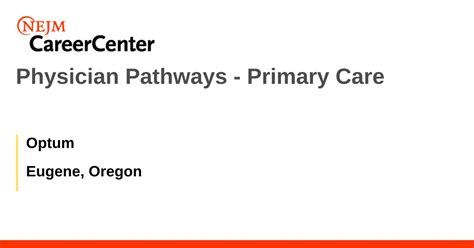 Physician Pathways Primary Care Job With Optum 948174