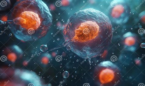 Computer Visualization Of The Concept Of Human Fertility Stock Image