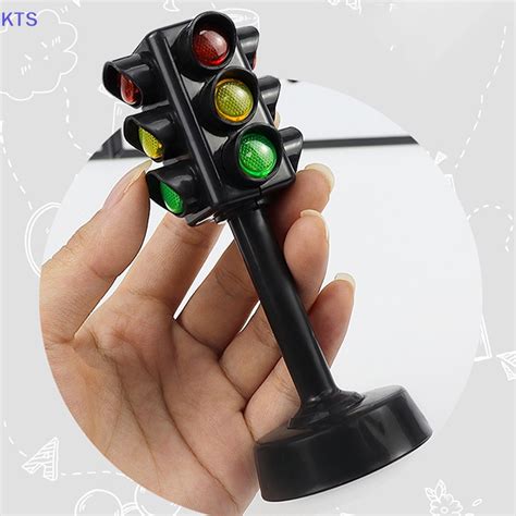 KTS 1PCDollhouse Scene Model Decoration Mini Traffic Lights Traffic Lights Toy Model Ror