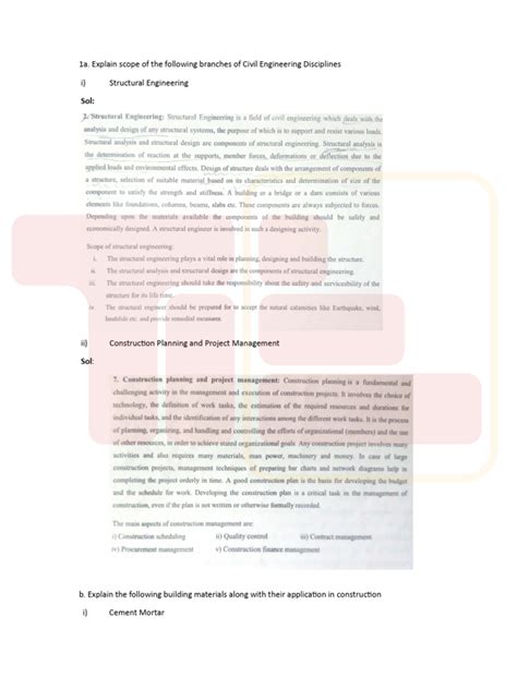 Introduction To Civil Engg Mqp Sol Pdf Flood Science And Mathematics