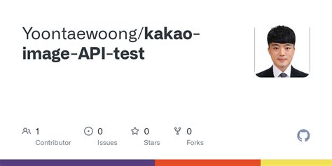 GitHub Yoontaewoong Kakao Image API Test