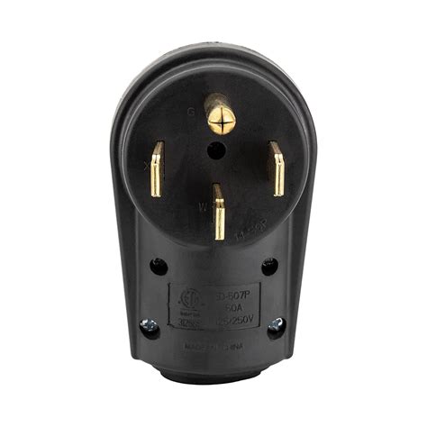 Heavy Duty 50 Amp Rv Plug Male End Replacement 125v 50a Edmonton Rv