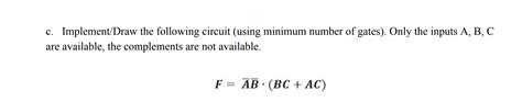 Solved C Implement Draw The Following Circuit Using Chegg Com Chegg Com