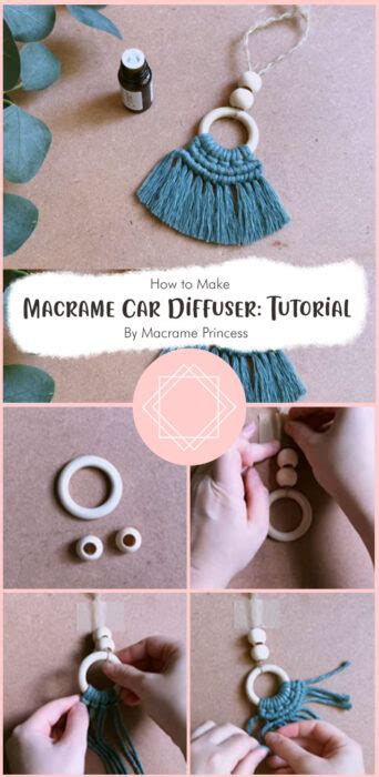 Diy Macrame Car Diffuser Free Tutorial Ideas