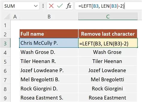 Remove Last Character In Excel Quick And Easy Guide Pc And Mac