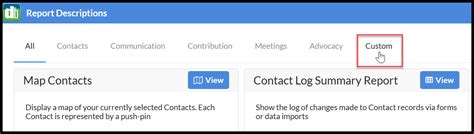 Custom Table Reports Thedatabank Support Center