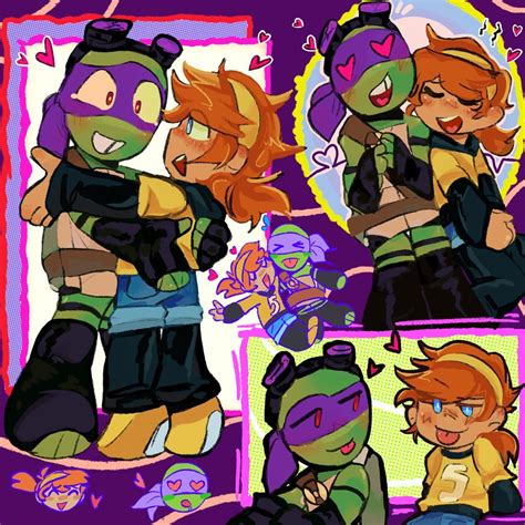Donnie X April Tmnt Turtles Ninja Turtles Funny Teenage Ninja Turtles