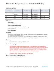 Configure Router On A Stick Inter VLAN Routing Lab Guide Course Hero
