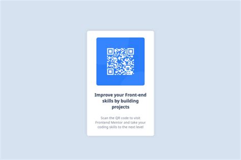 Frontend Mentor Html And Css Qr Code Component Coding Challenge Solution
