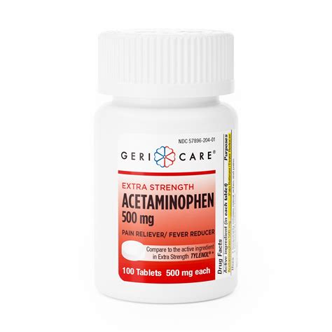 Mckesson Geri Care Acetaminophen 500 Mg Tablets