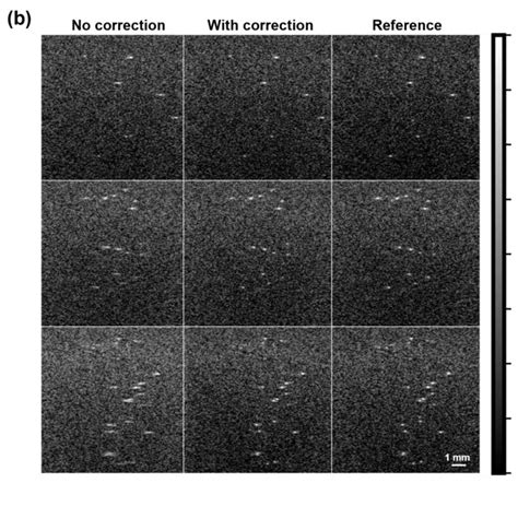 Phase Aberration Correction Performed On Simulated Microbubble Flows