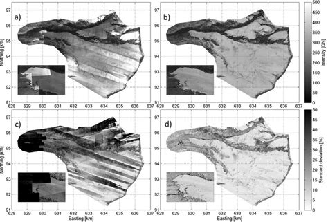 Raw A And Physically Corrected Als Intensity Data B Topography