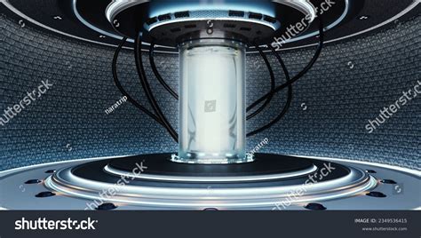 Cryogenic Capsule Hibernation Cryonics Capsules Glass Stock