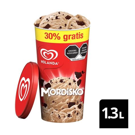 Helado Holanda Mordisko Mordisko 13 L Bodega Aurrera Despensa A Tu Casa
