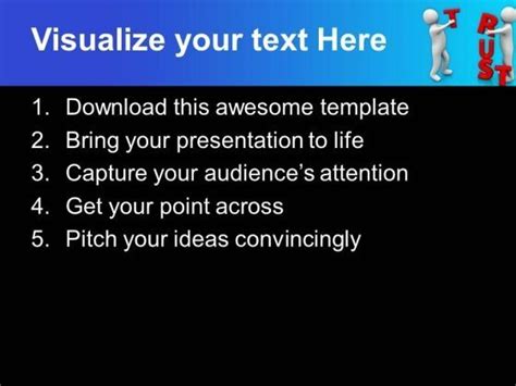 Maintain A Trust With Business People Powerpoint Templates Ppt Backgrounds For Slides