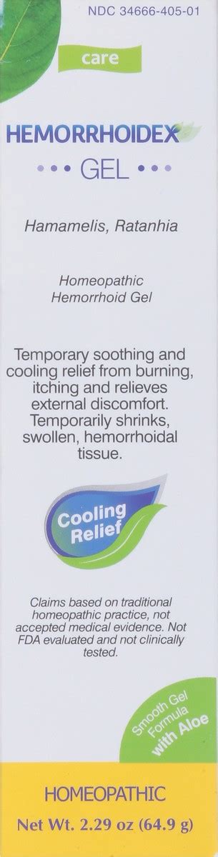 Hemorrhoidex Homeopathic Hemorrhoid Gel 229 Oz 229 Oz Shipt