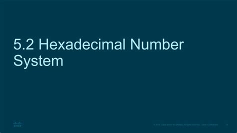 CCNA 1 3 ITN Module 5 Number Systems Pptx CCNA 1 3 ITN Module 5 Number Systems Pptx