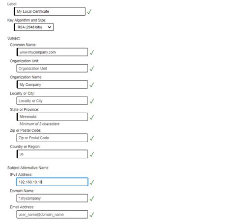 How To Create A Self Signed Certificate In DCM