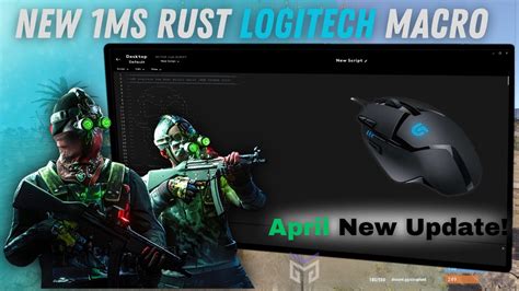 rust logitech 1ms recoil macro 2025 new april update youtube