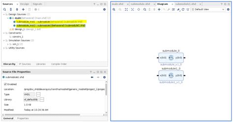 unable to add vhdl module to block design