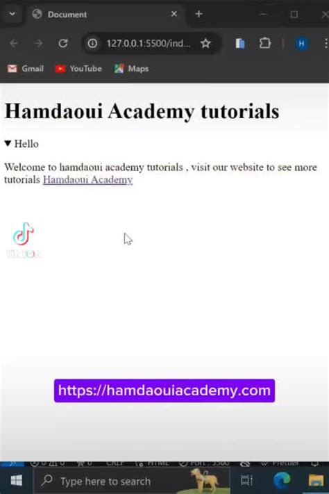 Wassim Hamdaoui On Linkedin Html Devtips Freecourses Webdevelopment Hamdaouiacademy