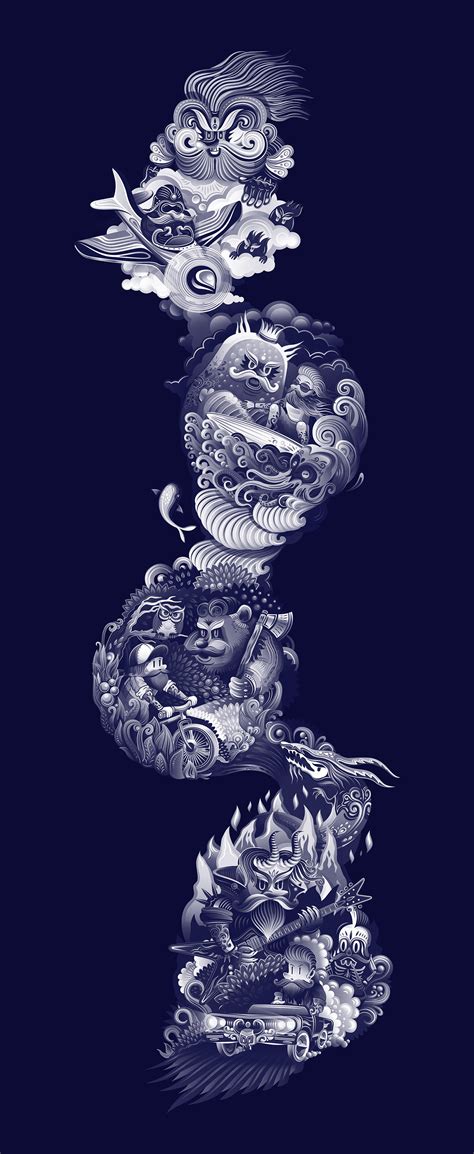 Four Elements On Behance