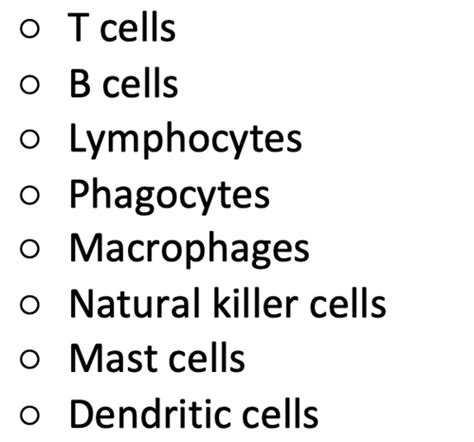 Immuno Section 1 Flashcards Quizlet