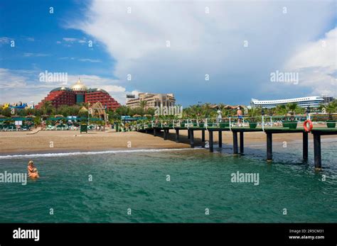 Delphin Palace Hotel On Antalya Beach Turkish Riviera Turkey Stock