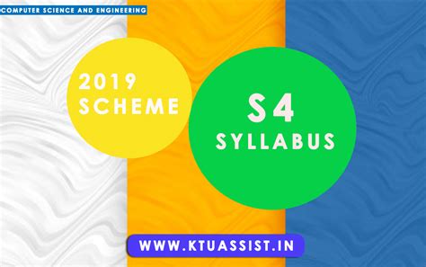 KTU S COMPUTER SCIENCE AND ENGINEERING SYLLABUS SCHEME KTU ASSIST