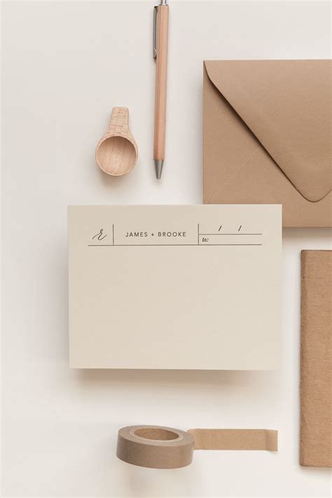 Voyageur Personalized Stationery — Written Word Calligraphy And Designcalligraphy Design