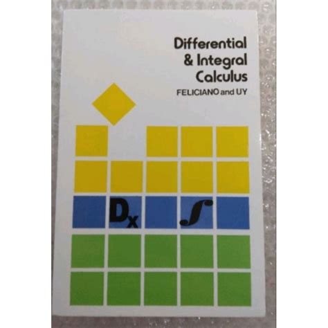 Differential And Integral Calculus By Feliciano And Uy Shopee Philippines