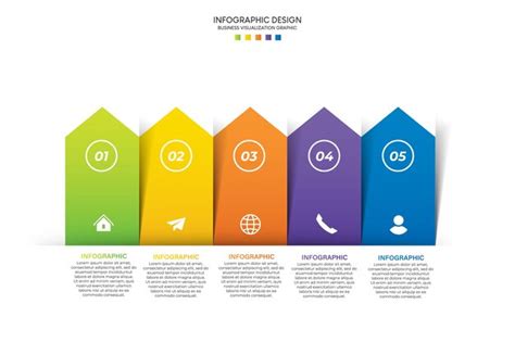 Premium Vector Steps Business Data Visualization Timeline Process